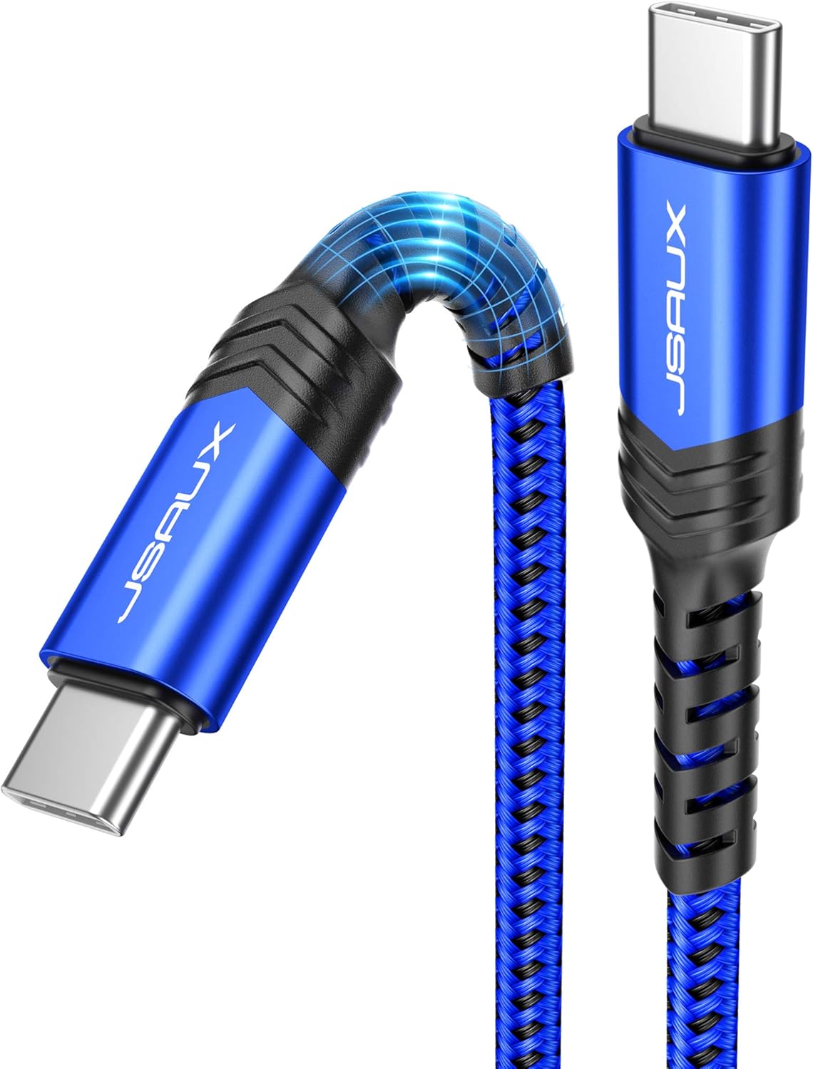 JSAUX CC0020 Cable - USB-C to USB-C Cable - 5A 100W cable, 2m Blue ...