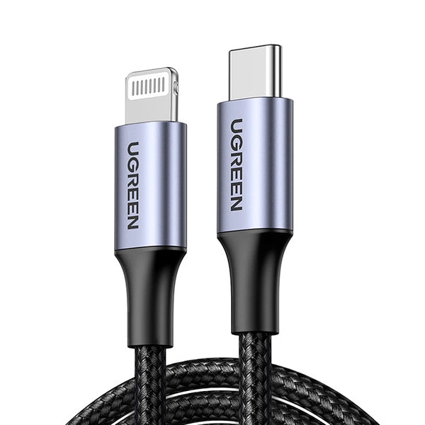 UGREEN USB-C TO LIGHTNING Fast Charging CABLE 1M Gray – Ahoo Store